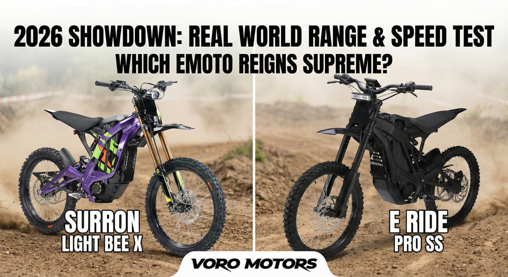 E Ride Pro SS 3.0 vs. Surron Light Bee X (2026): Real World Range & Sp ...