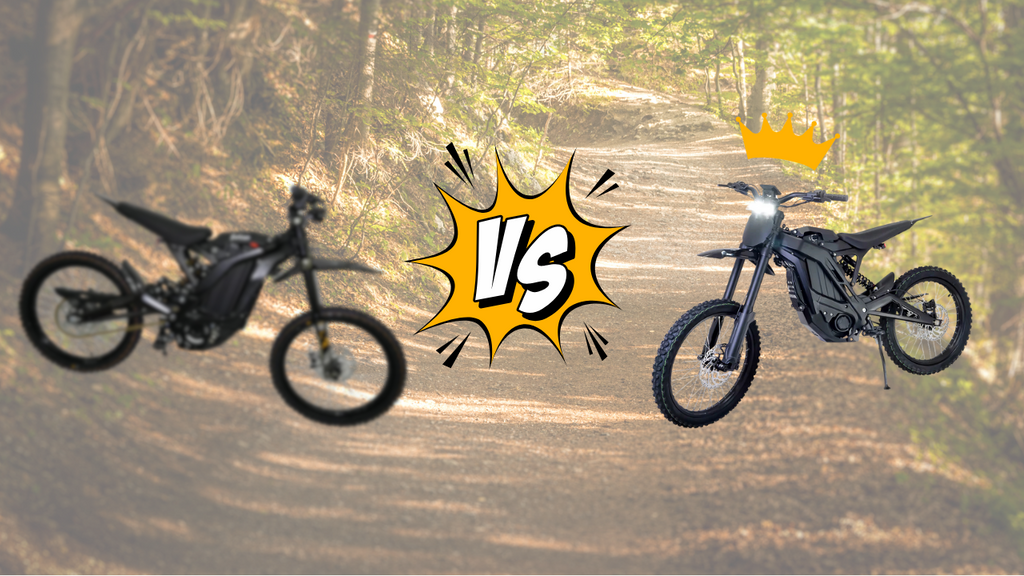 Electric Dirt Bike Comparison | E Ride Pro SS vs Surron Light Bee X ...