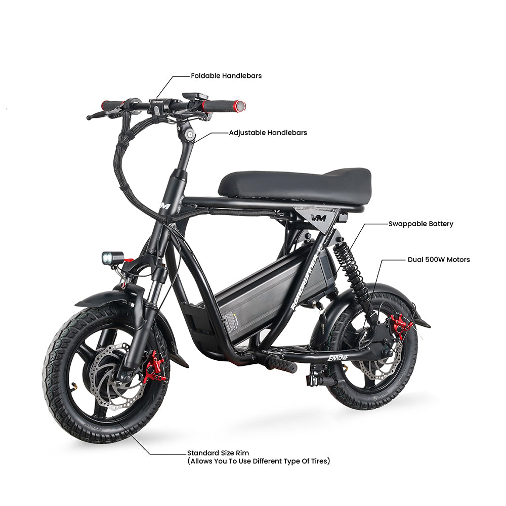 Home EMOVE Roadrunner V3 - World's First Electric Scooter Bike Hybrid