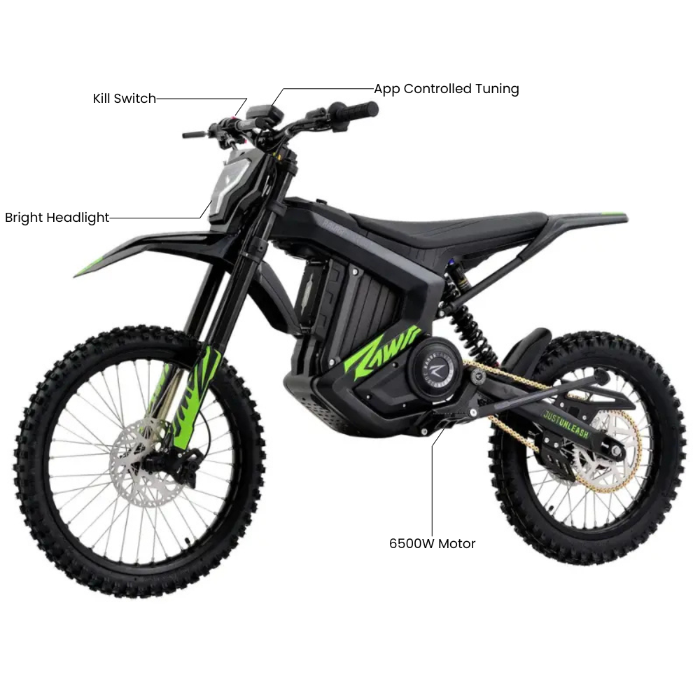 Home Rawrr Mantis X - 72V Off-Road Electric Dirt Bike for Adults