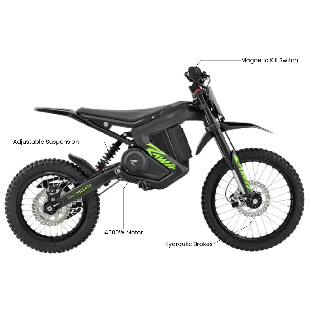 Electric Dirt Bike - Rawrr Mantis E Bikes - VORO MOTORS