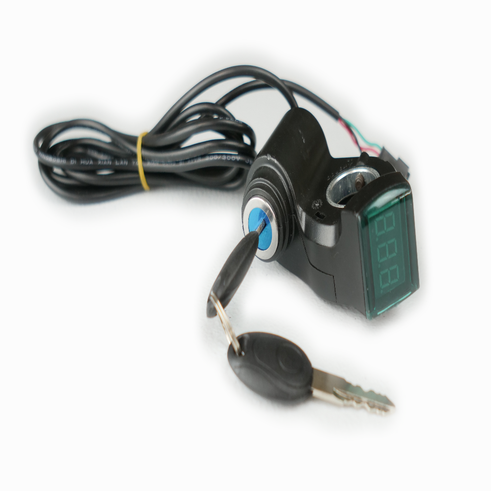 Home Voltmeter with Key Ignition Lock
